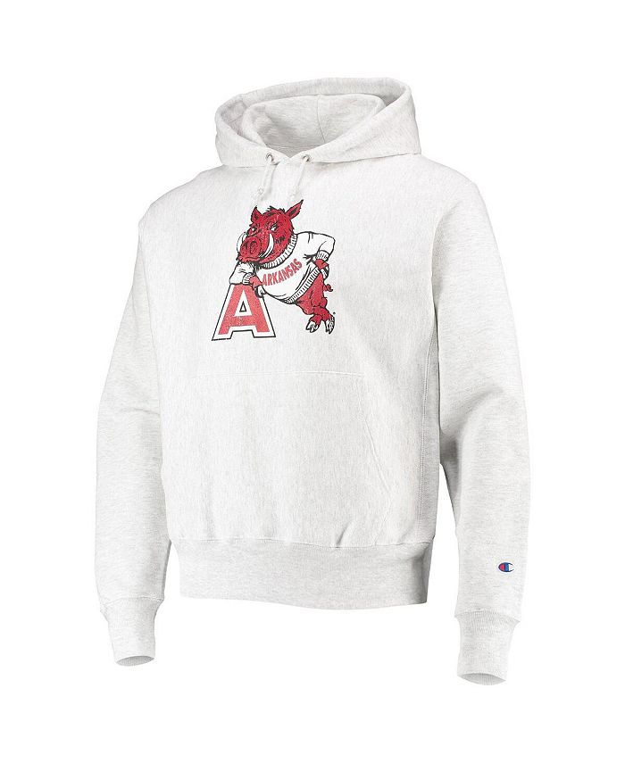 Champion Men's Heathered Gray Arkansas Razorbacks Team Vault Logo ...
