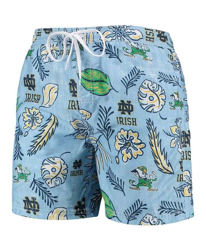 Wes & Willy Men's Light Blue Notre Dame Fighting Irish Vintage-Inspired ...