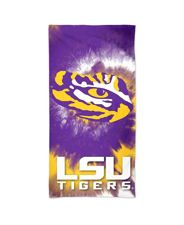 Wincraft LSU Tigers 60'' x 30'' Tie-Dye Spectra Beach Towel - Macy's