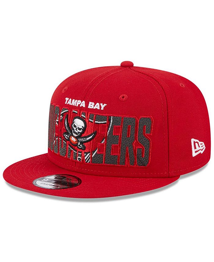 New Era Men's Red Tampa Bay Buccaneers 2023 NFL Draft 9FIFTY Snapback ...