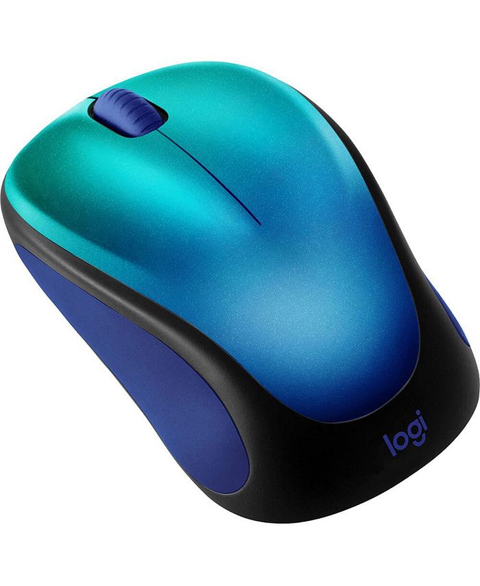 Logitech Design Collection Wireless Compact Mouse - Blue Aurora - Macy's