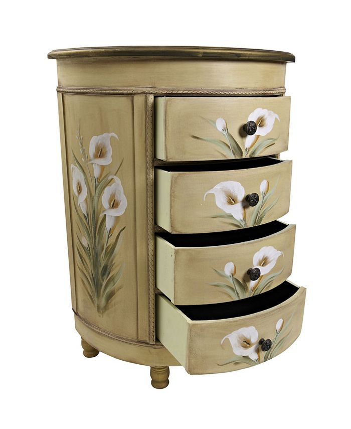 Nearly Natural Antique-Style Accessory Table - Macy's