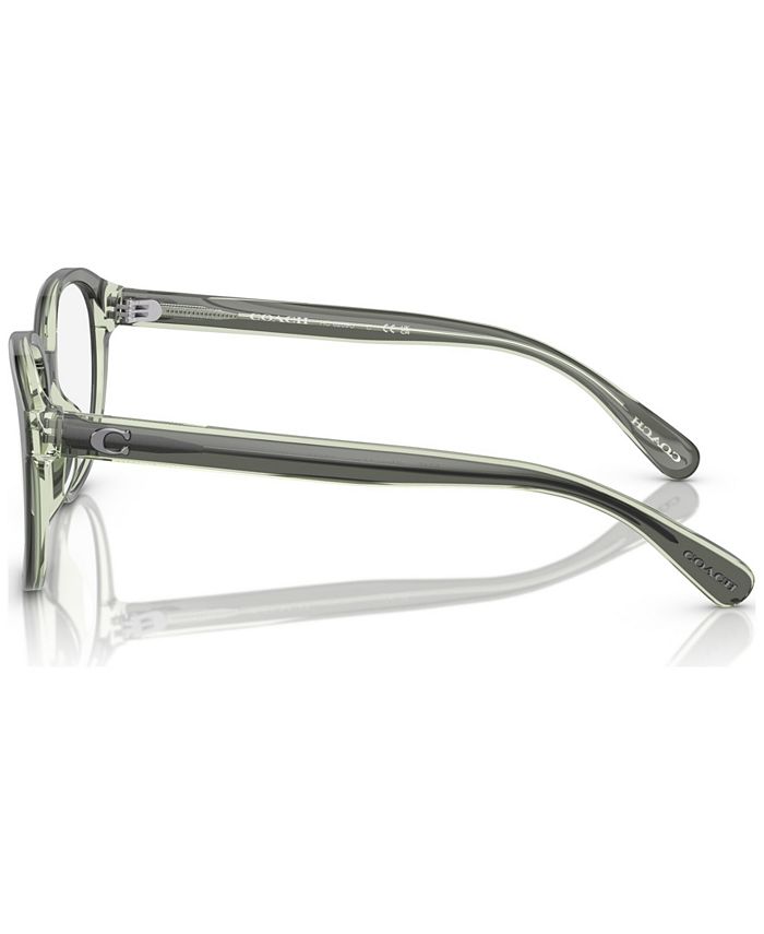 COACH Women's Round Eyeglasses, HC6209U 50 - Macy's