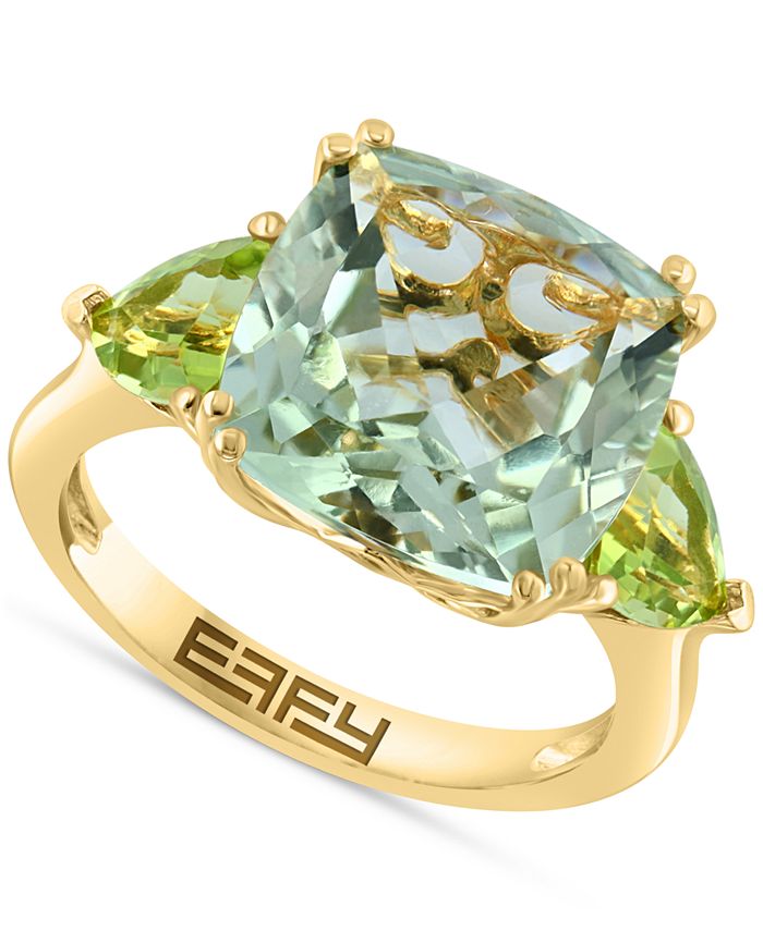 EFFY Collection EFFY® Green Quartz (6 ct. t.w.) & Peridot (2-1/10 ct. t ...