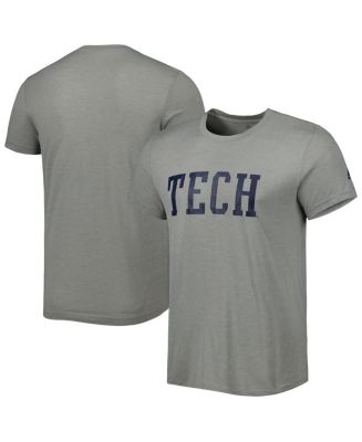 Men's adidas Heathered Gray Georgia Tech Yellow Jackets Vintage-Like ...