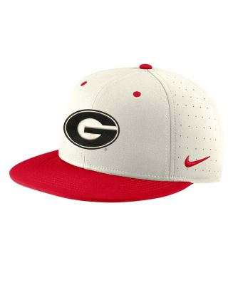 Men's Nike Cream Georgia Bulldogs Aero True Baseball Performance Fitted ...