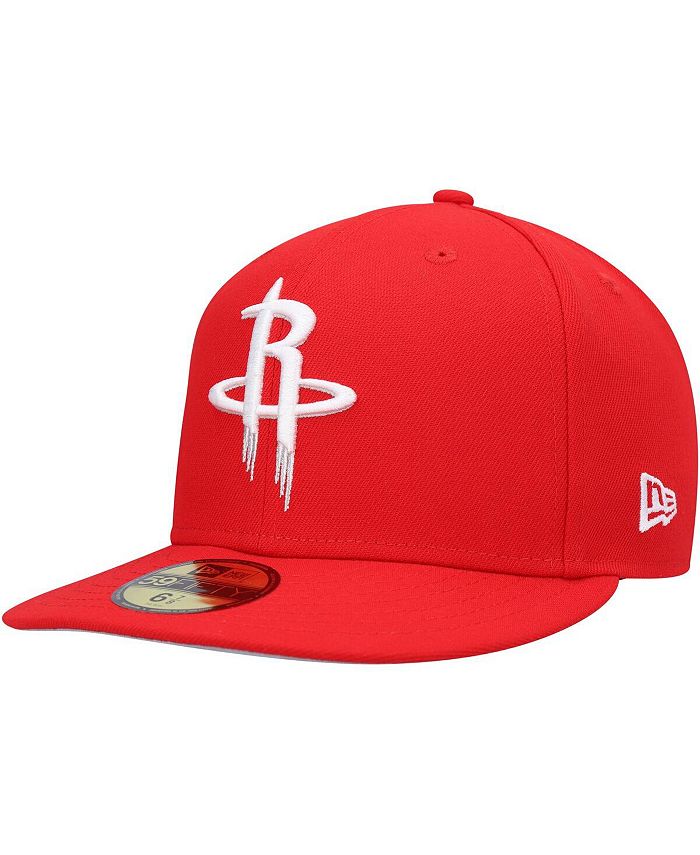 New Era Men's Red Houston Rockets Stateview 59FIFTY Fitted Hat - Macy's