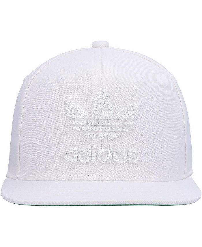 adidas Men's White Trefoil Chain Snapback Hat - Macy's