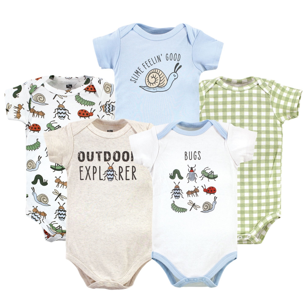 Click here for Hudson Baby Baby Unisex Five-Piece Set of Cotton I... prices