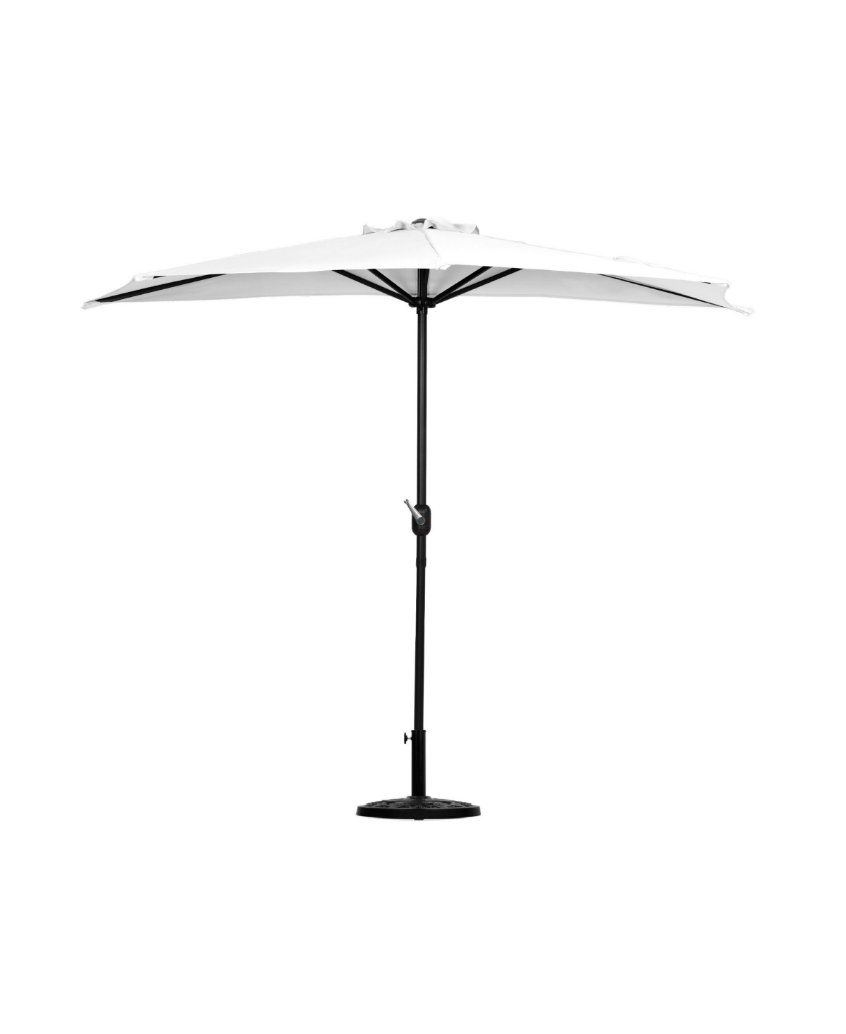 Click here for 9 Ft Outdoor Patio Half Market Umbrella with Half... prices