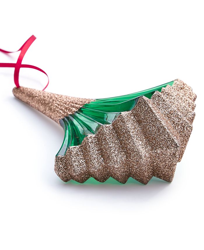 Holiday Lane Electric Gems Green Fan Pendant, Created for Macy's - Macy's