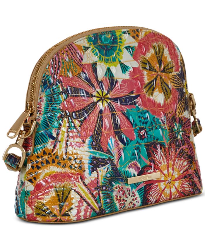 Brahmin Georgina Desert Bloom Melbourne Small Leather Crossbody - Macy's