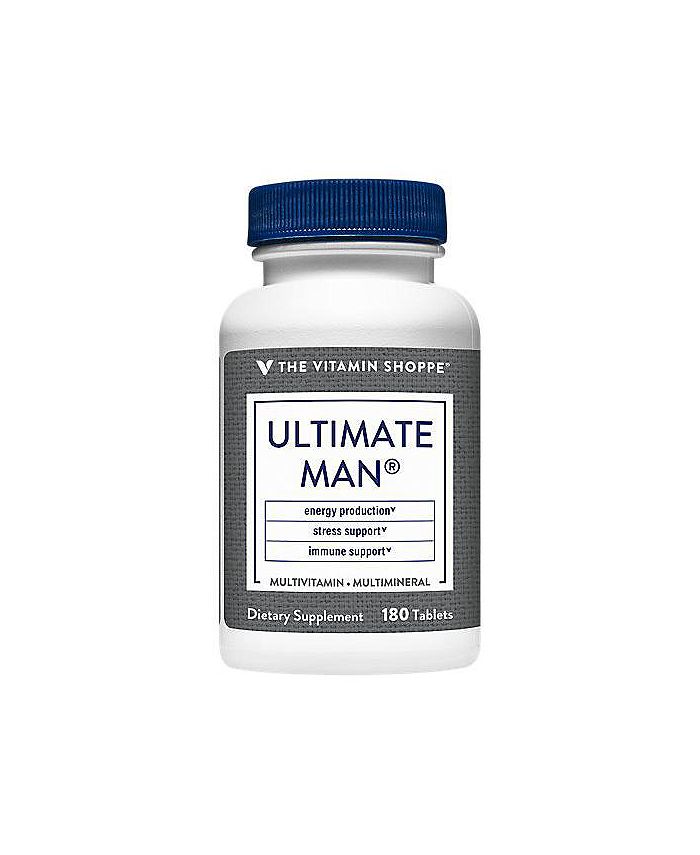 The Vitamin Shoppe Ultimate Man Multivitamin & Multimineral - Energy ...