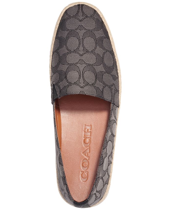 COACH Men's Signature Jacquard Espadrille - Macy's