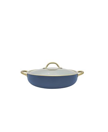 Sedona Kitchen Ceramic 13" Everyday Pan with Lid - Macy's