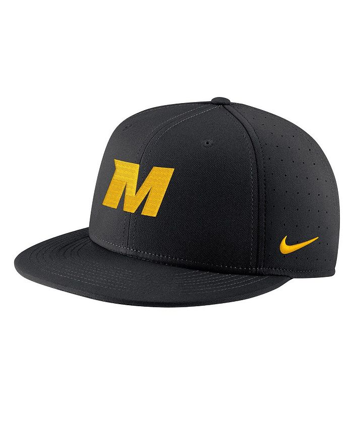 Nike Men's Black Missouri Tigers Aero True Baseball Performance Fitted ...