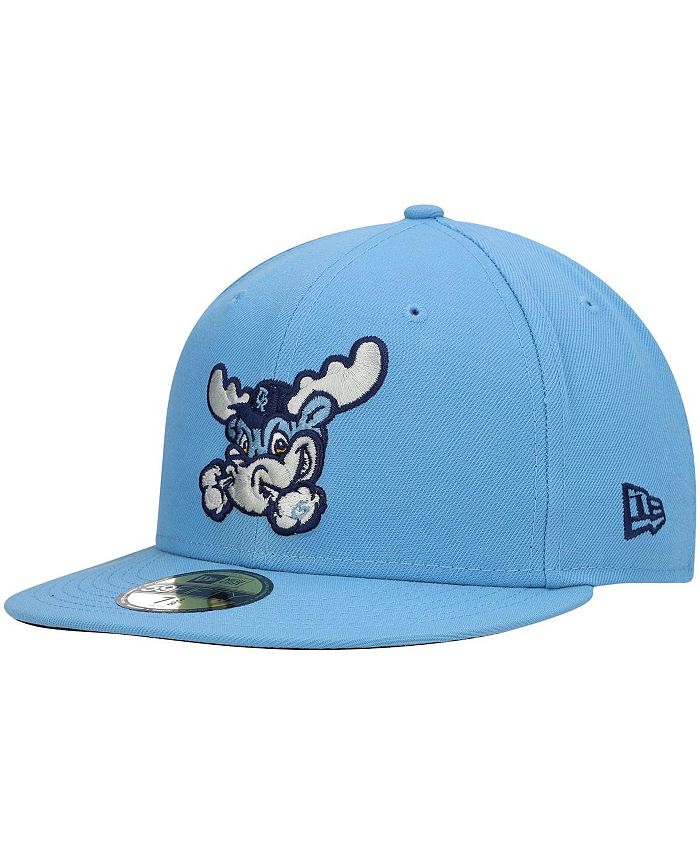 New Era Men's Light Blue Wilmington Blue Rocks Authentic Collection ...