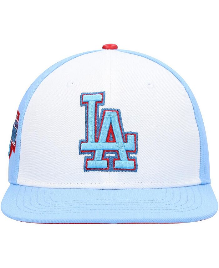 Pro Standard Men's White, Light Blue Los Angeles Dodgers Blue Raspberry ...