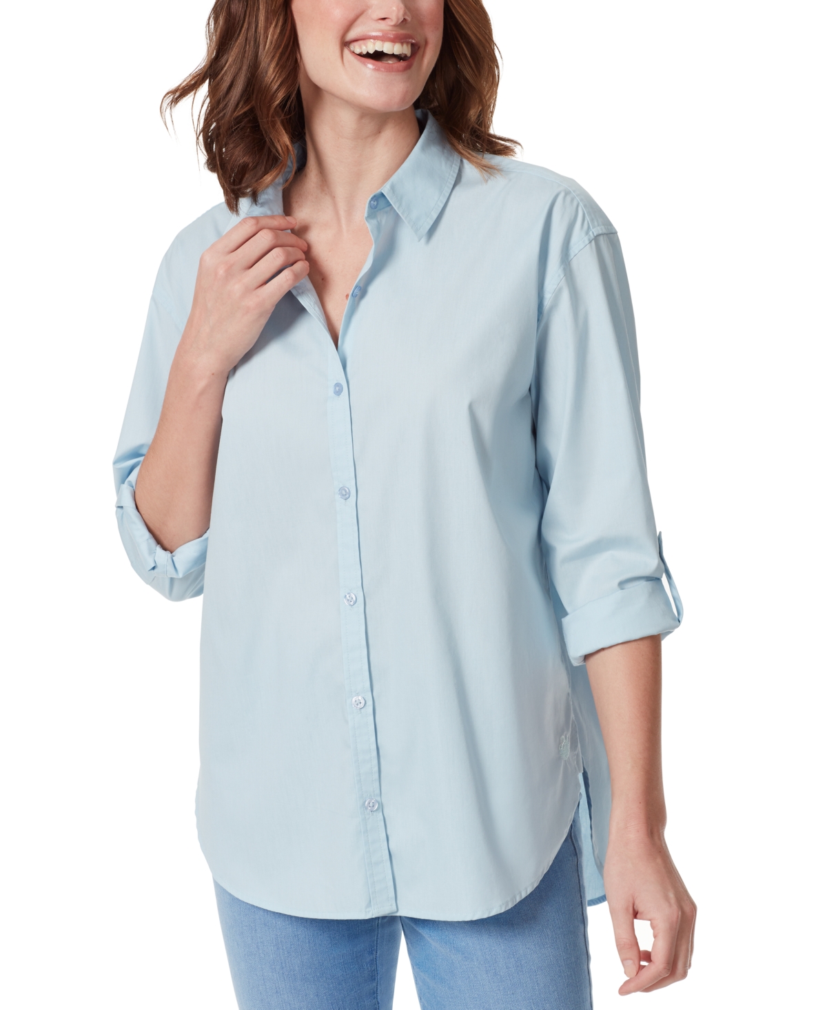 Click here for Gloria Vanderbilt Womens Amanda Button-Front Shirt... prices