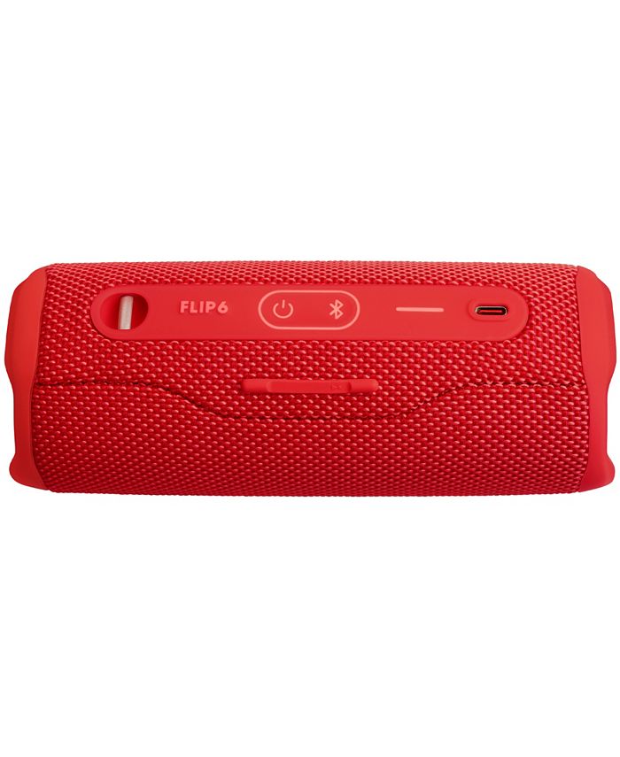 JBL FLIP6 Red Portable Waterproof Speaker - Macy's