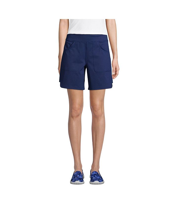Lands' End Women's Active Pocket Shorts - Macy's