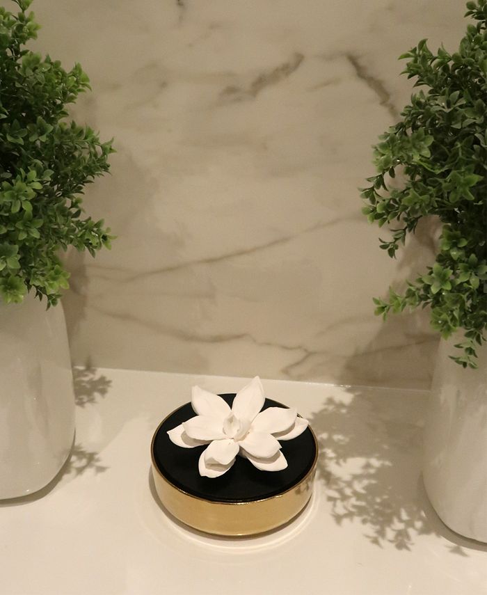 Vivience Hemispheric Shape Diffuser Lid or Flower, 'Irish And Rose ...