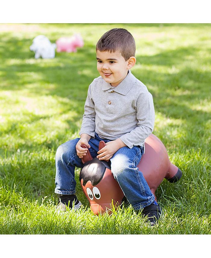 Farm Hoppers Inflatable Bouncing Brown Horse - Macy's