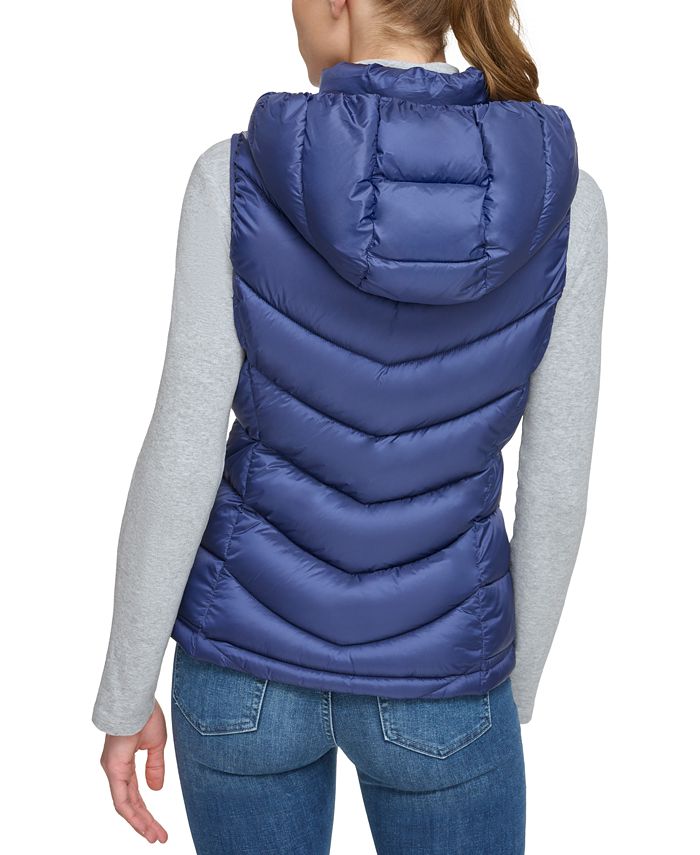 Charter Club Women's Packable Hooded Puffer Vest, Created for Macy's ...
