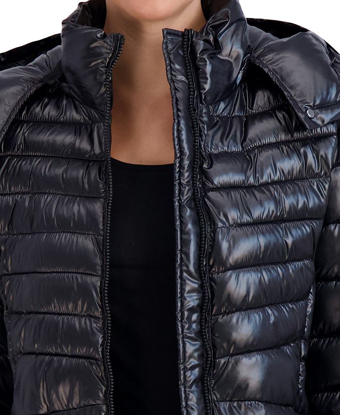 Cole Haan Women's Shine Hooded Packable Puffer Coat - Macy's