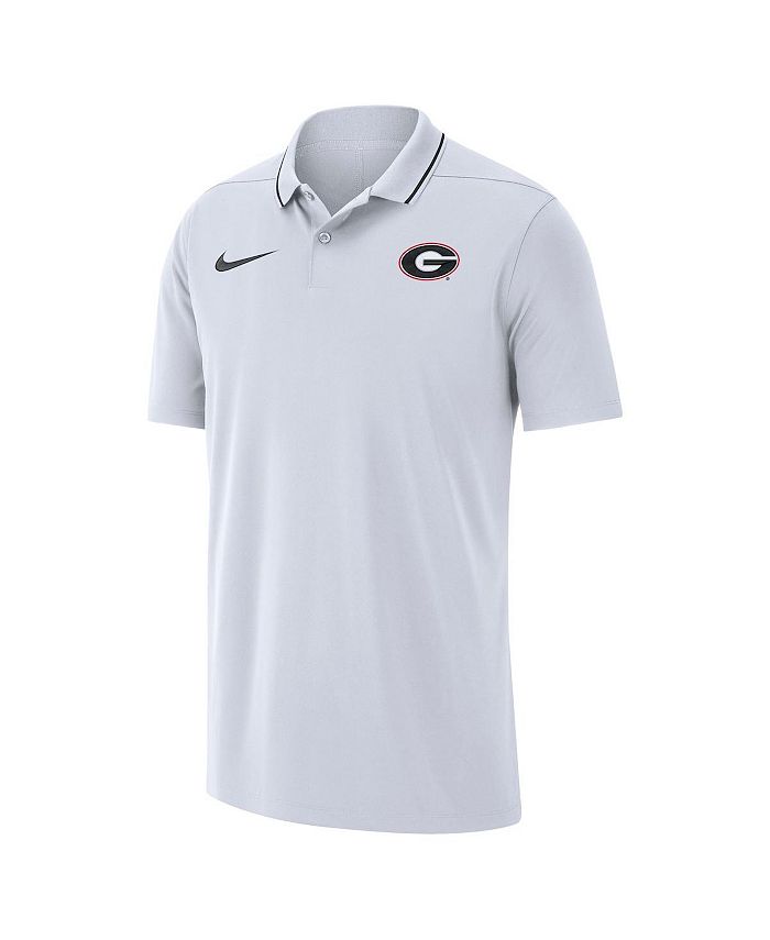 Nike Men's White Georgia Bulldogs Coaches Performance Polo Shirt - Macy's