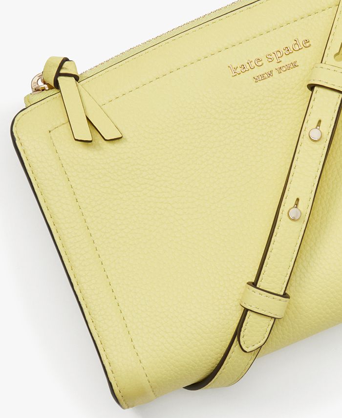 kate spade new york Knott Pebbled Leather Crossbody - Macy's