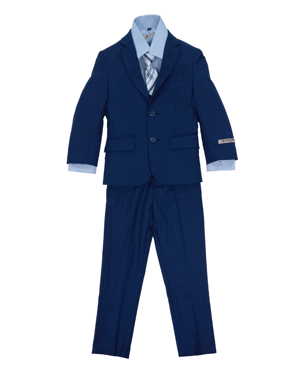 Click here for Medium Blue Stacy Adams 5 Pc Child - Big Boy Suits... prices
