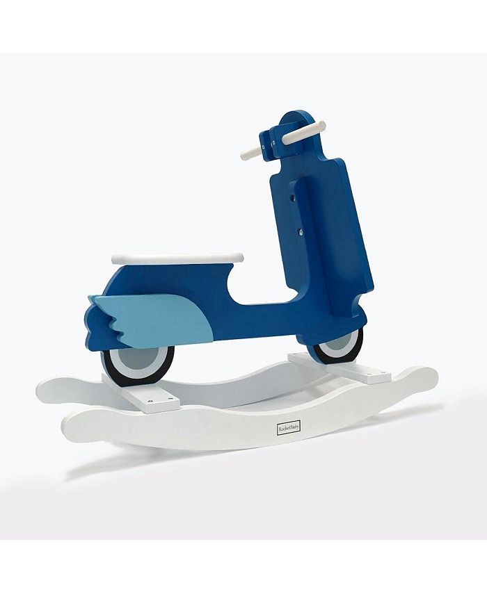 RocketBaby Toddler's Rocking Toy Blue Love Scooter - Macy's