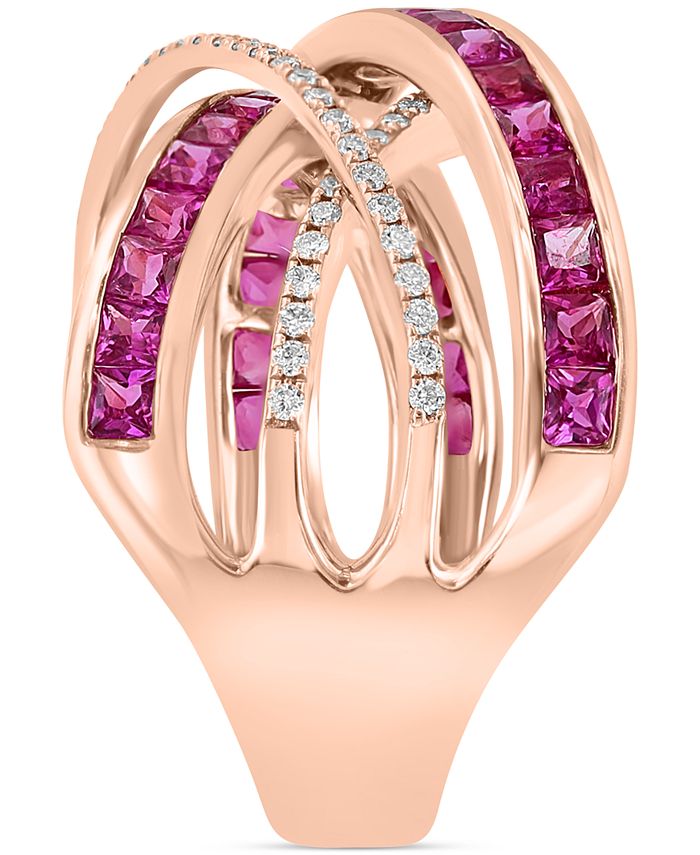 EFFY Collection EFFY® Ruby (1-7/8 ct. t.w.) & Diamond (1/4 ct. t.w ...