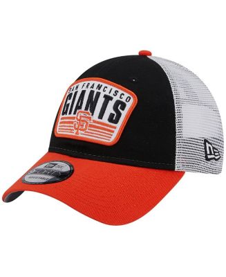 Men's New Era Black San Francisco Giants Two-Tone Patch 9FORTY Snapback ...