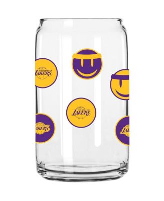 Logo Brands Los Angeles Lakers 16 Oz Smiley Can Glass - Macy's