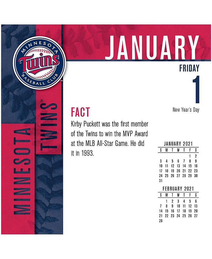 Turner Licensing Minnesota Twins 2021 Box Calendar - Macy's