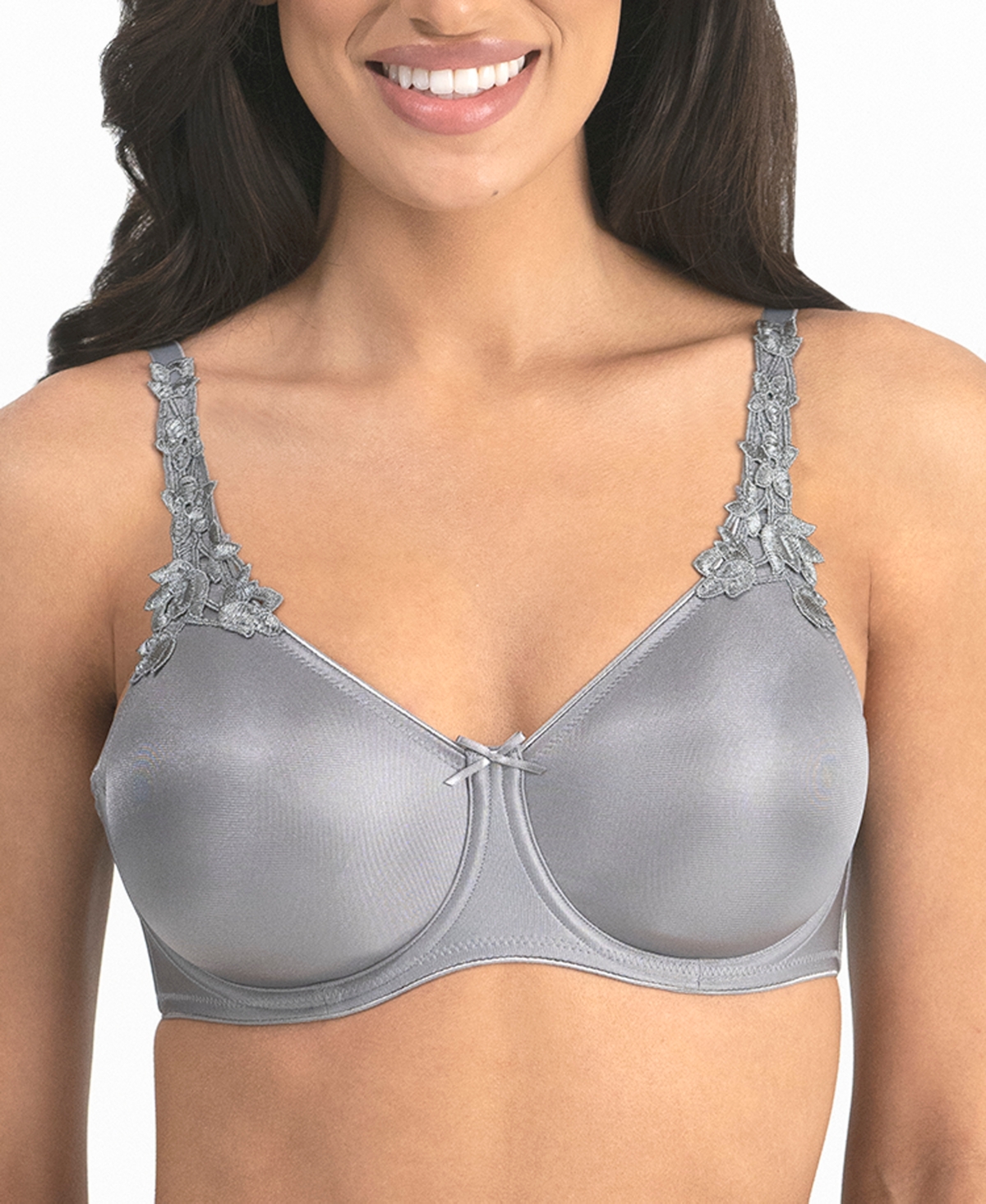 Dominique Mystique Everyday Seamless Minimizer Bra - Gray Smoke