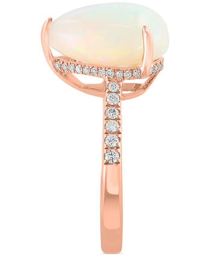 EFFY Collection EFFY® Ethiopian Opal (4-5/8 ct. t.w.) & Diamond (1/4 ct ...