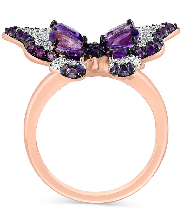 EFFY Collection EFFY® Amethyst (1-3/4 ct. t.w.) & Diamond (1/3 ct. t.w ...