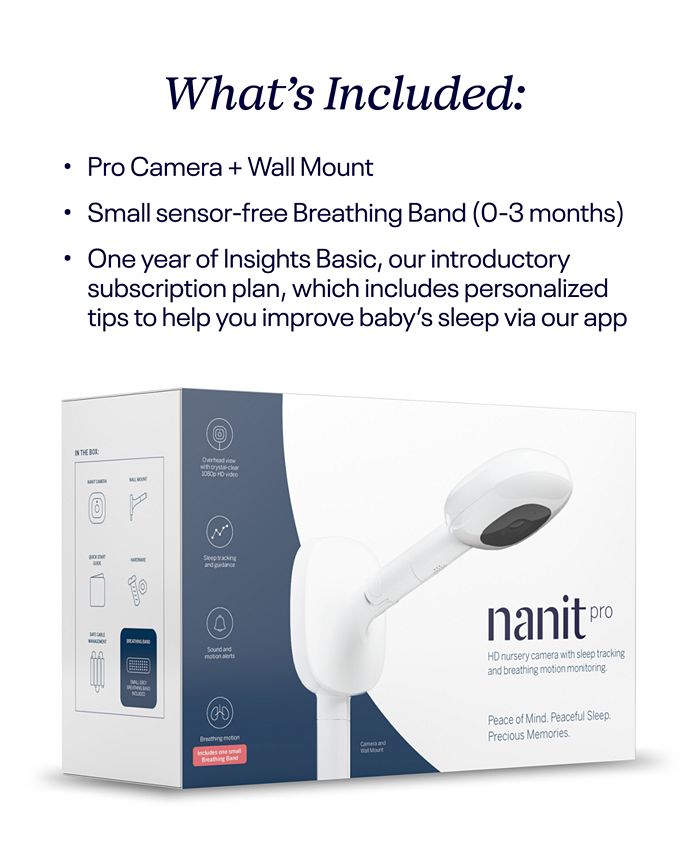 Nanit Pro Smart Baby Monitor and Wall Mount - Macy's