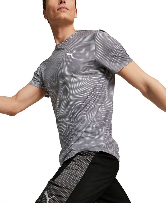 Puma Men's Run Favorite Abstract Graphic Running T-Shirt - Macy's