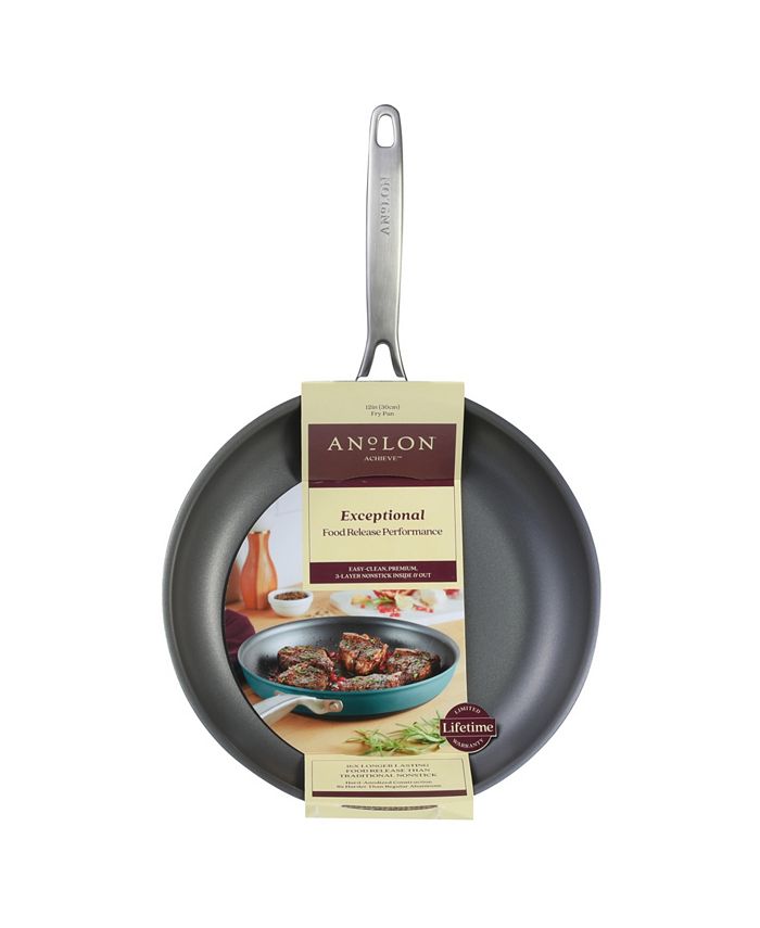 Anolon Achieve Hard Anodized Nonstick 12" Frying Pan - Macy's