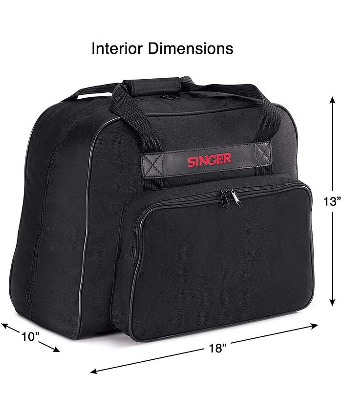 Singer Universal Sewing Machine Canvas Carrying Tote Bag, Black - Macy's