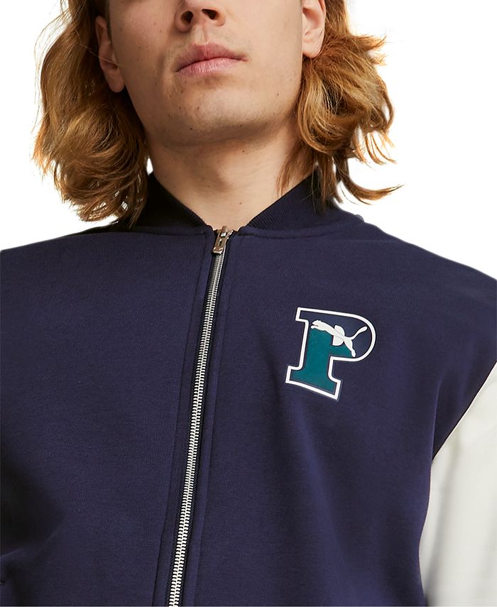 Puma Men's SQUAD Colorblocked Brushed Fleece Track Jacket - Macy's