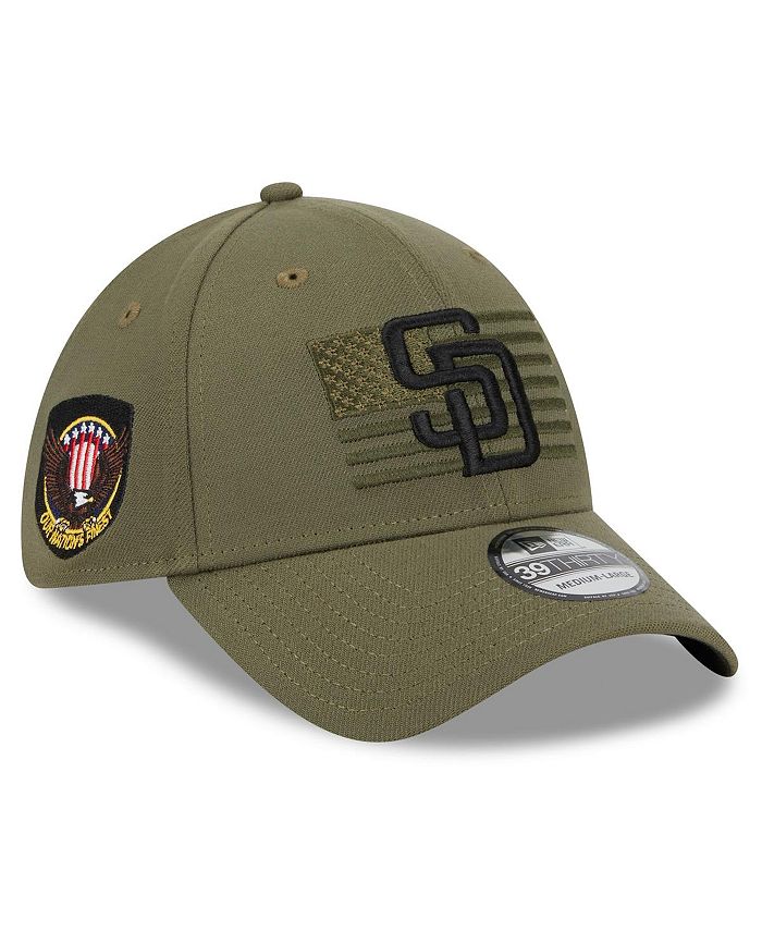 New Era Men's Green San Diego Padres 2023 Armed Forces Day 39THIRTY ...