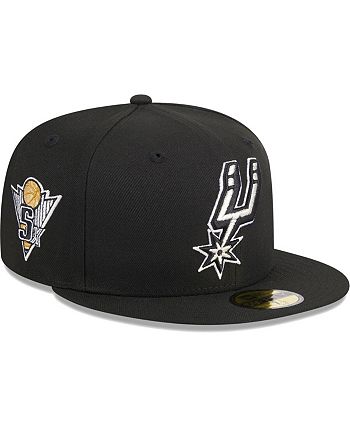 New Era Men's Black San Antonio Spurs 5-Time Champions Commemorative ...