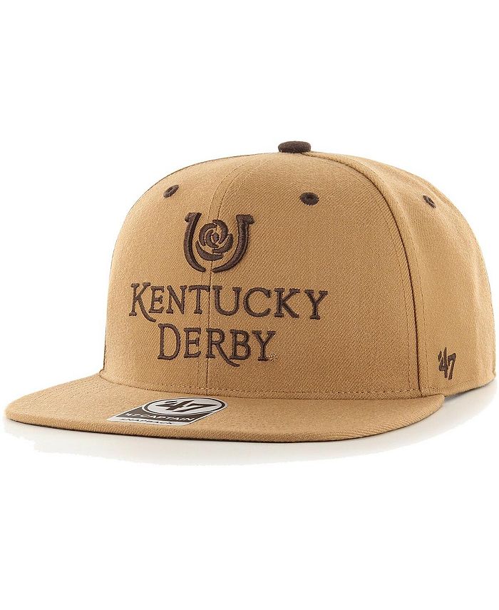 '47 Brand Men's Toffee Kentucky Derby Captain Snapback Hat - Macy's