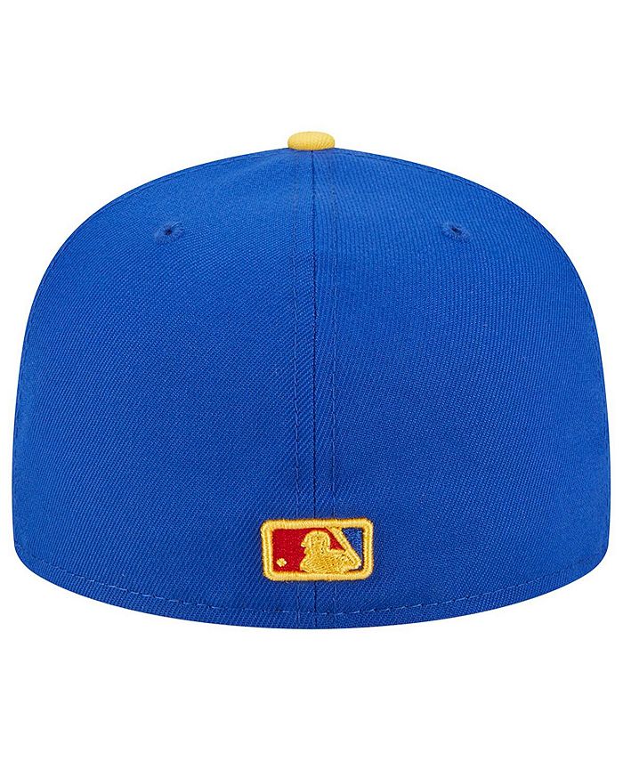 New Era Men's Royal, Yellow New York Mets Empire 59FIFTY Fitted Hat ...