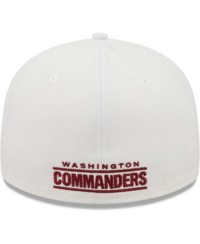 New Era Men's White Washington Commanders Omaha Low Profile 59FIFTY ...